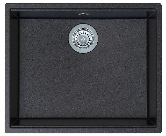 Zlew Berg LINEA BRNL14L czarny onyx - Domus - Fari